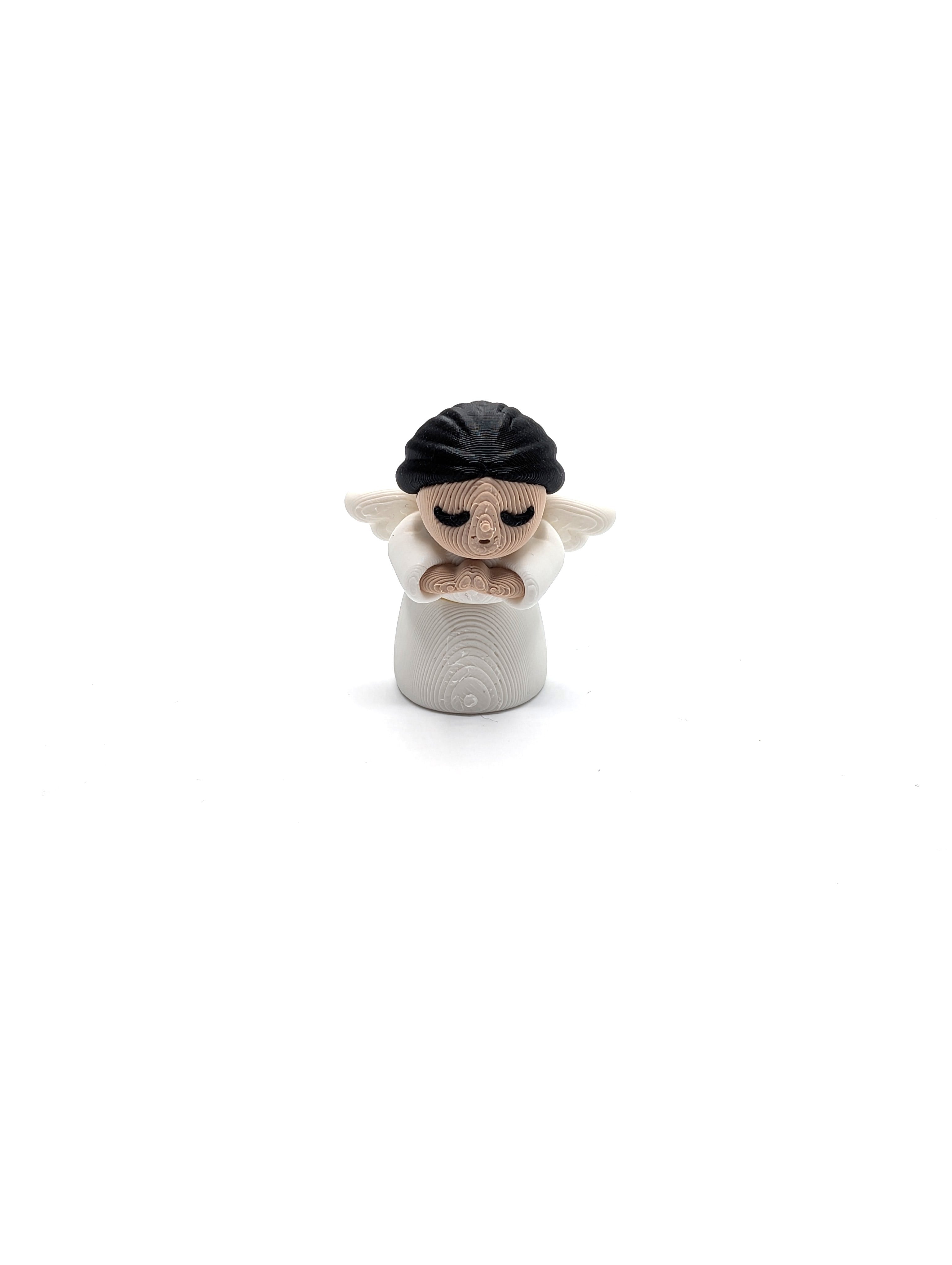 Mini Angelo 3D in PLA – Fidget Toy Antistress Flessibile – 3D Heart Design