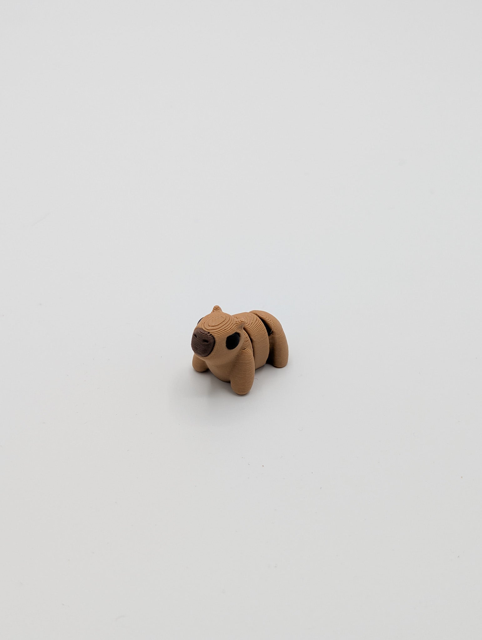 Mini Capibara Fidget Toy in PLA – 3D Heart Design